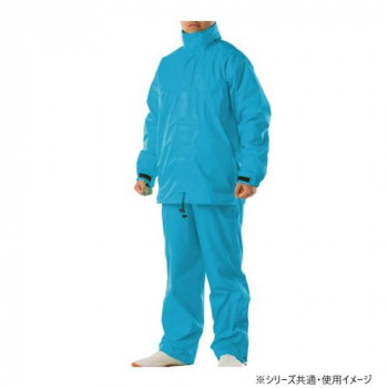 コヤナギ 透湿防水 レインスーツ リグフットII ♯9350 ターコイズブルー 3L 【北海道・沖縄・離島配送不可】