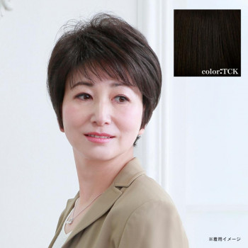 プリシラ オールウィッグ ミセス ミニマムショート A-111 耐熱 TCK・ショコラブラック 【北海道・沖縄・離島配送不可】