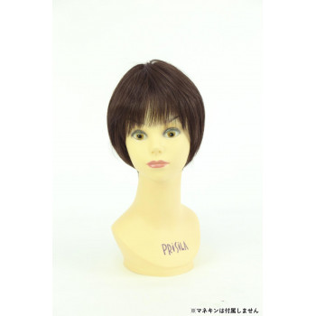 プリシラ オールウィッグ ナチュラルショート A-676 耐熱　TMB・マロンブラウン 【北海道・沖縄・離島配送不可】