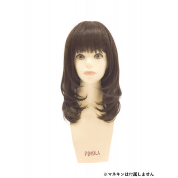 ★プリシラ オールウィッグ レイヤーマッシュミディ A-699 耐熱　TMB・マロンブラウン 【北海道・沖縄・離島配送不可】