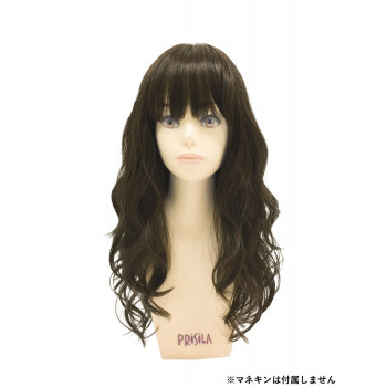 プリシラ オールウィッグ フラッフィーウェーブロング A-701 耐熱　TDB・ダークブラウン 【北海道・沖縄・離島配送不可】