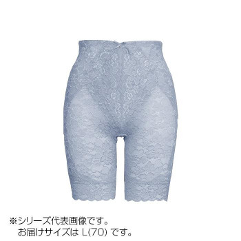 TAMURA Yauco 総レース多機能ロングガードル TYJ90 グレーL(70)-TYJ90-224-L-70 【北海道・沖縄・離島配送不可】