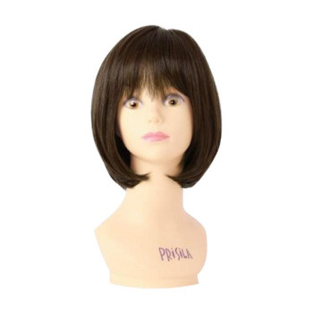 プリシラ ミセスオールウィッグ ネオクラシックボブ A-115 TDB:耐熱ダークブラウン 【北海道・沖縄・離島配送不可】