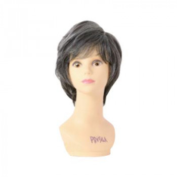 プリシラ オールウィッグ ミセス エアリーカールショート A-112 耐熱 TDGH・ダークグレイヘア 【北海道・沖縄・離島配送不可】