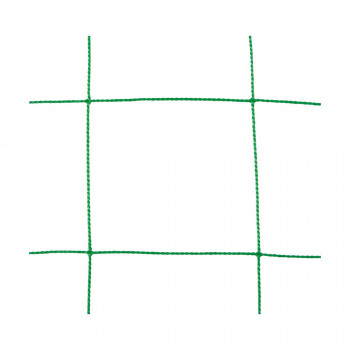 鵜沢ネット ミニサッカーゴールネットL型 グリーン 440dt/44本・12cm目 88283 【北海道・沖縄・離島配送不可】