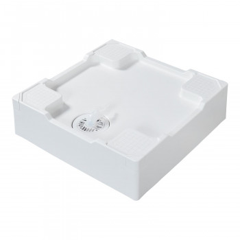 テクノテック 洗濯機用床上配管対応防水パン TPR640N-W3-FN 開口無専用排水トラップ付専用フレキ無 ニューホワイト 【北海道・沖縄・離島配送不可】