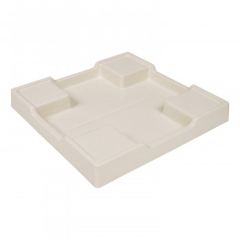 テクノテック 洗濯機用スタンダード防水パン TP640-NW1 トレイタイプ アイボリーホワイト 【北海道・沖縄・離島配送不可】