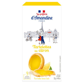 プレフェレダマンディン　タートレット　レモン　125g　12セット 【北海道・沖縄・離島配送不可】