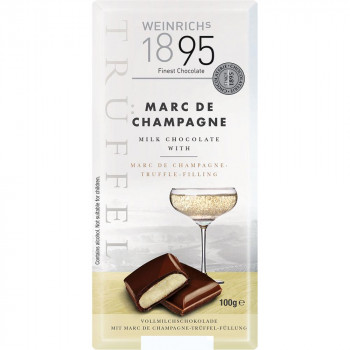 ワインリッヒ　マールドシャンパーニュ　チョコレート　100g　120セット 【北海道・沖縄・離島配送不可】