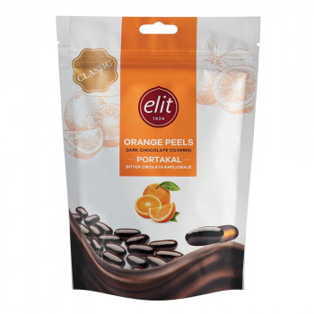 エリート　ダークチョコレート　オレンジピール　125g　12セット 【北海道・沖縄・離島配送不可】