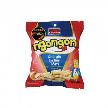 フジフードサービス ベトナム ビサン エビ春巻きスナック スプリングロール エビ＆チリ 50g 40袋 【北海道・沖縄・離島配送不可】