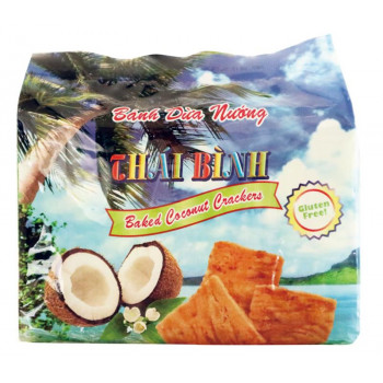 フジフードサービス ベトナム タイビン ココナッツクラッカー150g (15g×10個) 24袋 【北海道・沖縄・離島配送不可】