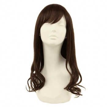 プリシラ BEAUTE 総手植えオールウィッグ エレガントカールロング 人毛ミックス ナチュラルブラウン BA-105-ZNB 【北海道・沖縄・離島配送不可】