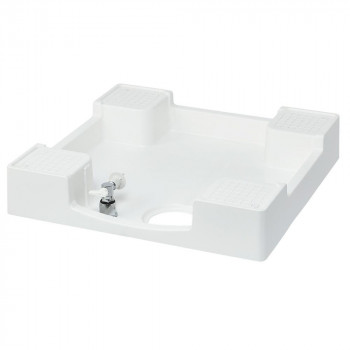 テクノテック 洗濯機用給水栓付防水パン フォーセットパン TPF640SE-CW2-GN 専用ガードなし ニューホワイト 【北海道・沖縄・離島配送不可】