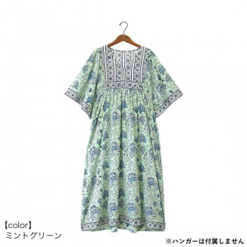 ワンピース ブロックプリントディンティ A MGR 43522160296 【北海道・沖縄・離島配送不可】