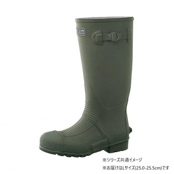 福山ゴム工業 土木作業　長靴　Lダークグリン AA19900 【北海道・沖縄・離島配送不可】