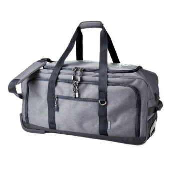 スワン CAPTAIN STAG 杢ポリ ボストンキャリー グレー 1253 【北海道・沖縄・離島配送不可】