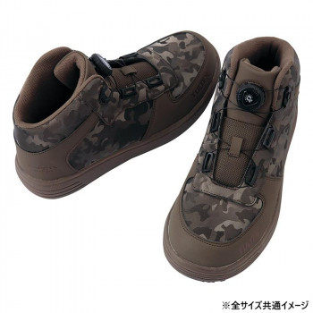 アイトス 51670 セーフティシューズ ブラウン 25.0cm 【北海道・沖縄・離島配送不可】