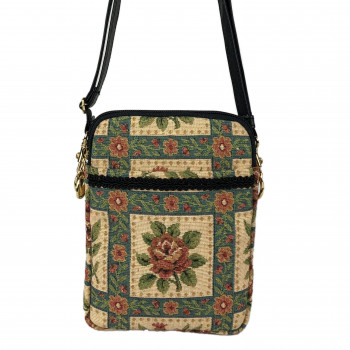 優美社 6004-00 ゴブラン織 （ごぶらんおり） ショルダーバッグ グリーン 【北海道・沖縄・離島配送不可】