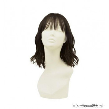 プリシラ オールウィッグ ヌーディーウェーブボブ 耐熱 ショコラブラック A-714-TCK 【北海道・沖縄・離島配送不可】
