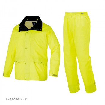 アイトス レインウエア(AS7400) フラッシュグリーン 051 3L 56205 【北海道・沖縄・離島配送不可】