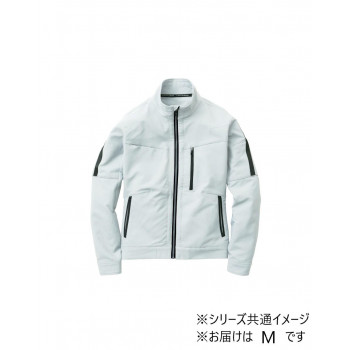 桑和 8012-10 長袖ブルゾン Mサイズ シルバーグレー(22) G.G. 【北海道・沖縄・離島配送不可】