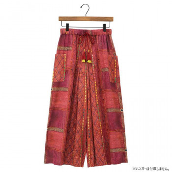 パンツ バンジャラ レッド 43025140681 【北海道・沖縄・離島配送不可】