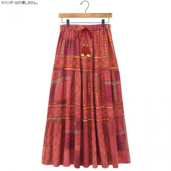 スカート バンジャラ レッド 43025150411 【北海道・沖縄・離島配送不可】