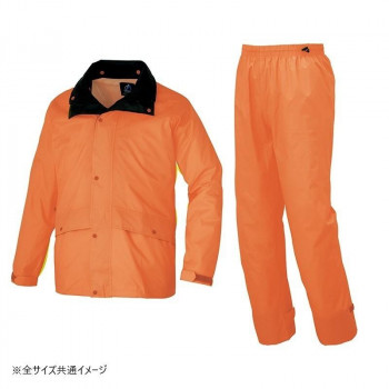 アイトス レインウエア(AS7400) オレンジ LL 56205 【北海道・沖縄・離島配送不可】