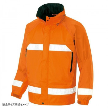 アイトス 全天候型リフレクタージャケット(男女兼用) オレンジ LL 56303 【北海道・沖縄・離島配送不可】