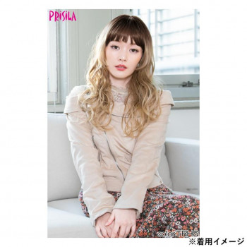 プリシラ オールウィッグ シュガーカールロング 耐熱ブラウンハニーグラデーション A-713-TRHG 【北海道・沖縄・離島配送不可】