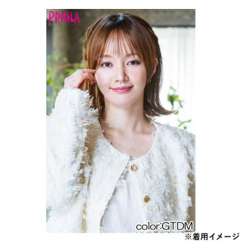 プリシラ 帽子ウィッグフィット 外ハネボブ 耐熱グラデデイリーマロン BO-13-GTDM 【北海道・沖縄・離島配送不可】