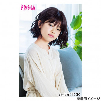 プリシラ 帽子ウィッグフィット 波ウェーブボブ 耐熱ショコラブラック BO-15-TCK 【北海道・沖縄・離島配送不可】