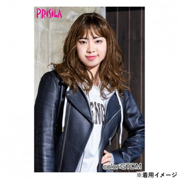 プリシラ 帽子ウィッグフィット デイジーウェーブミディ 耐熱グラデデイリーマロン BO-16-GTDM 【北海道・沖縄・離島配送不可】