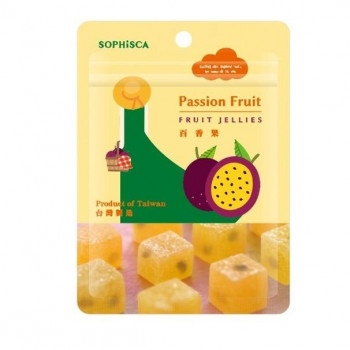 フジフードサービス ソフィスカ フルーツゼリー(ヴィーガン) パッションフルーツ 42g 16個(8個×2ボール) 【北海道・沖縄・離島配送不可】
