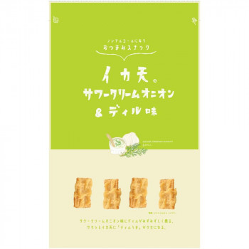 まるか食品 イカ天サワークリームオニオン＆ディル味 60g(12×4) 【北海道・沖縄・離島配送不可】