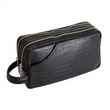 LUGGEX ナイル ポーチ ダブル 15-0007 ブラック 【北海道・沖縄・離島配送不可】