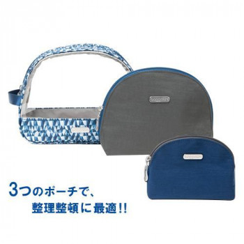 baggallini バッガリーニ コスメティックトリオセット ブループリズム RGBBCTS-BLP 【北海道・沖縄・離島配送不可】