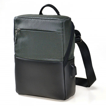 BAGGEX NOFFICE テレワークショルダー縦型 13-6144-20 グレー 【北海道・沖縄・離島配送不可】