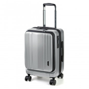 BAGGEX SILES キャリーケース 横型 L シルバー 05-5211-29 【北海道・沖縄・離島配送不可】