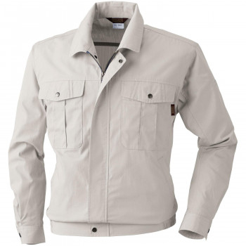 桑和 533 長袖ブルゾン 3Lサイズ アイボリー(5) 【北海道・沖縄・離島配送不可】