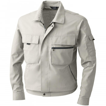 桑和 483 長袖ブルゾン 6Lサイズ アイボリー(5) 【北海道・沖縄・離島配送不可】