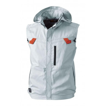 桑和 5039-06 EFベスト 6Lサイズ シルバーグレー(22) G.GROUND 【北海道・沖縄・離島配送不可】