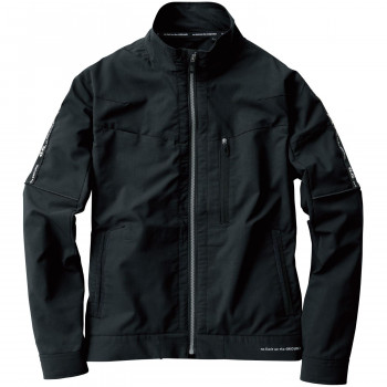 桑和 8018-00 長袖ブルゾン Sサイズ ブラック(4) G.G. 【北海道・沖縄・離島配送不可】