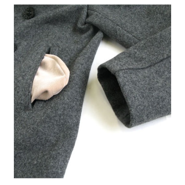 USタイプ海軍 ピーコート JC043YN グレー 36（ S） 〔 レプリカ