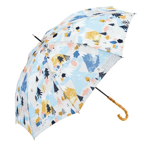 スミノエ デザインライフ 傘 ユキヤマ イエロー VU003 【北海道・沖縄・離島配送不可】