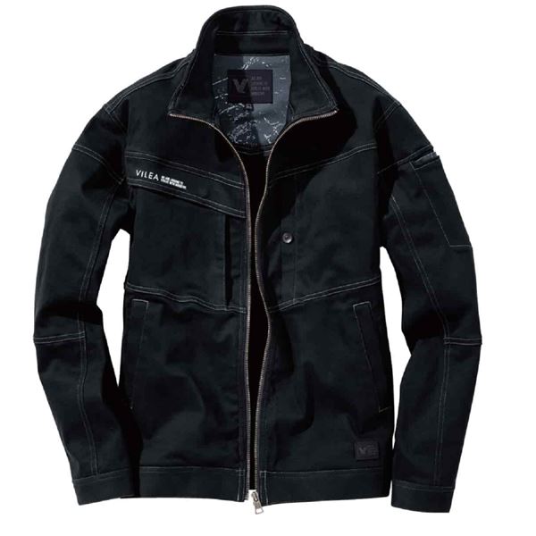 村上被服 HOOH ストレッチジャケット 3803 ブラック 4L 【北海道・沖縄・離島配送不可】