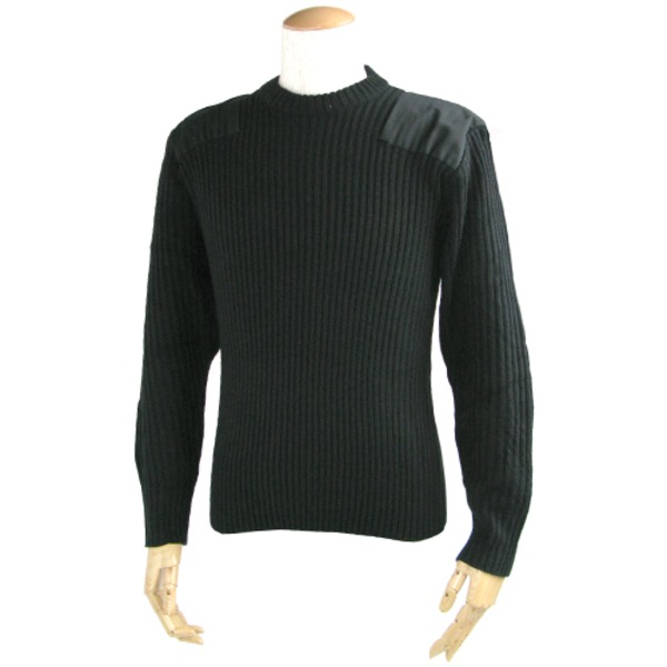 アメリカ軍 コマンドセーター JW038YN ブラック S 〔 レプリカ 〕 【北海道・沖縄・離島配送不可】