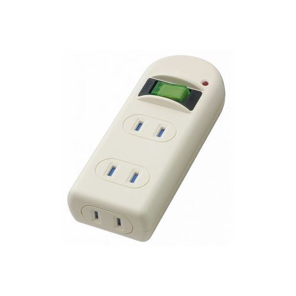 〔5個セット〕 YAZAWA 雷ガード・耐トラ付省エネタップ Y02FUBKS310WHX5 【北海道・沖縄・離島配送不可】