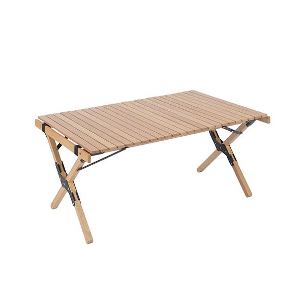 角利産業 KINGMAX ウッドロールテーブル 約900×600×440mm 89212 【北海道・沖縄・離島配送不可】